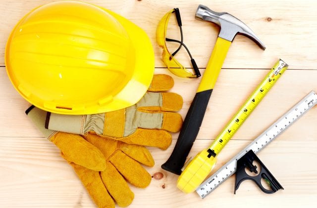 Professional tools for works, construction and house makeover ...